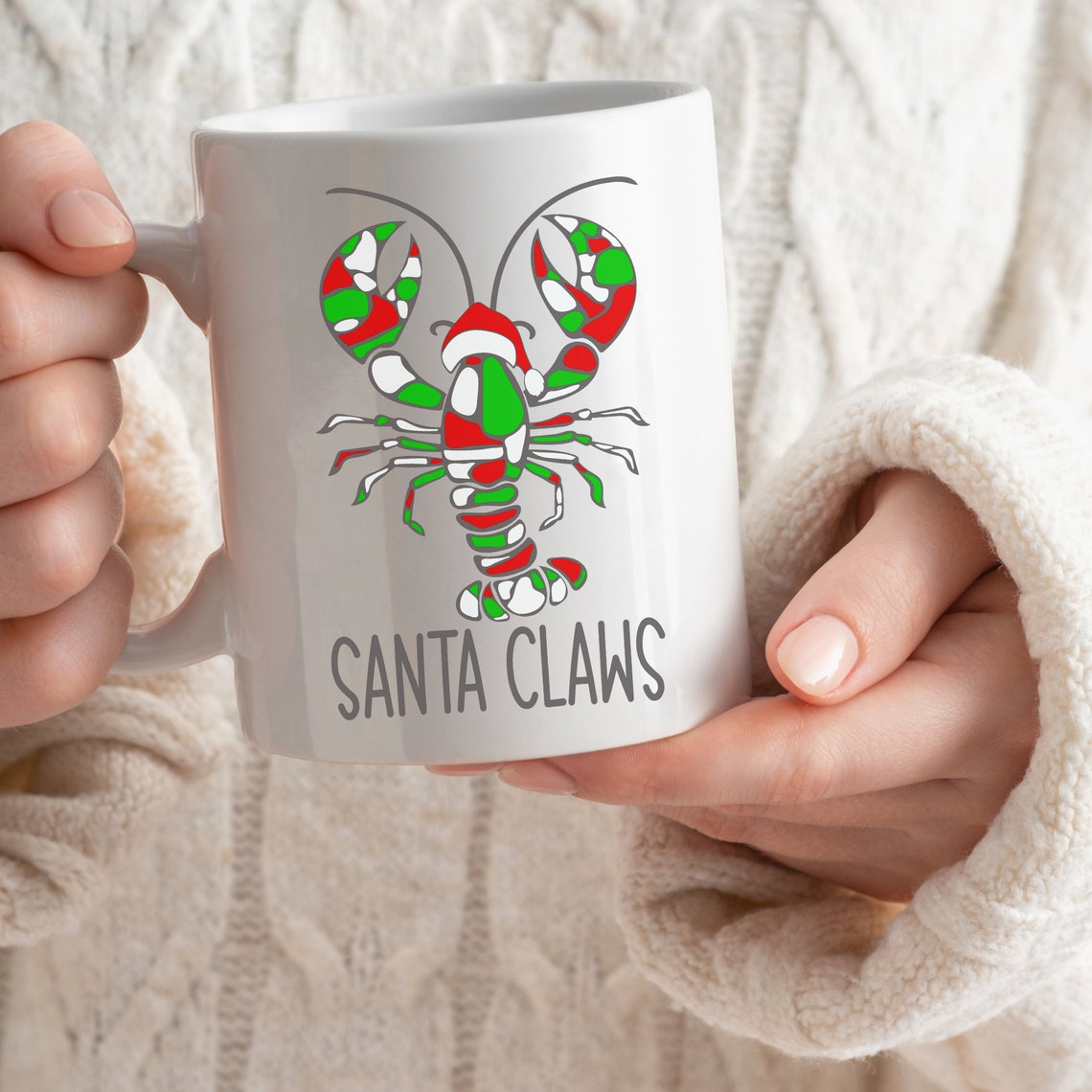 Santa Claws Svg Png/ Lobster Santa Clip Art/ Christmas Lobster Cricut ...