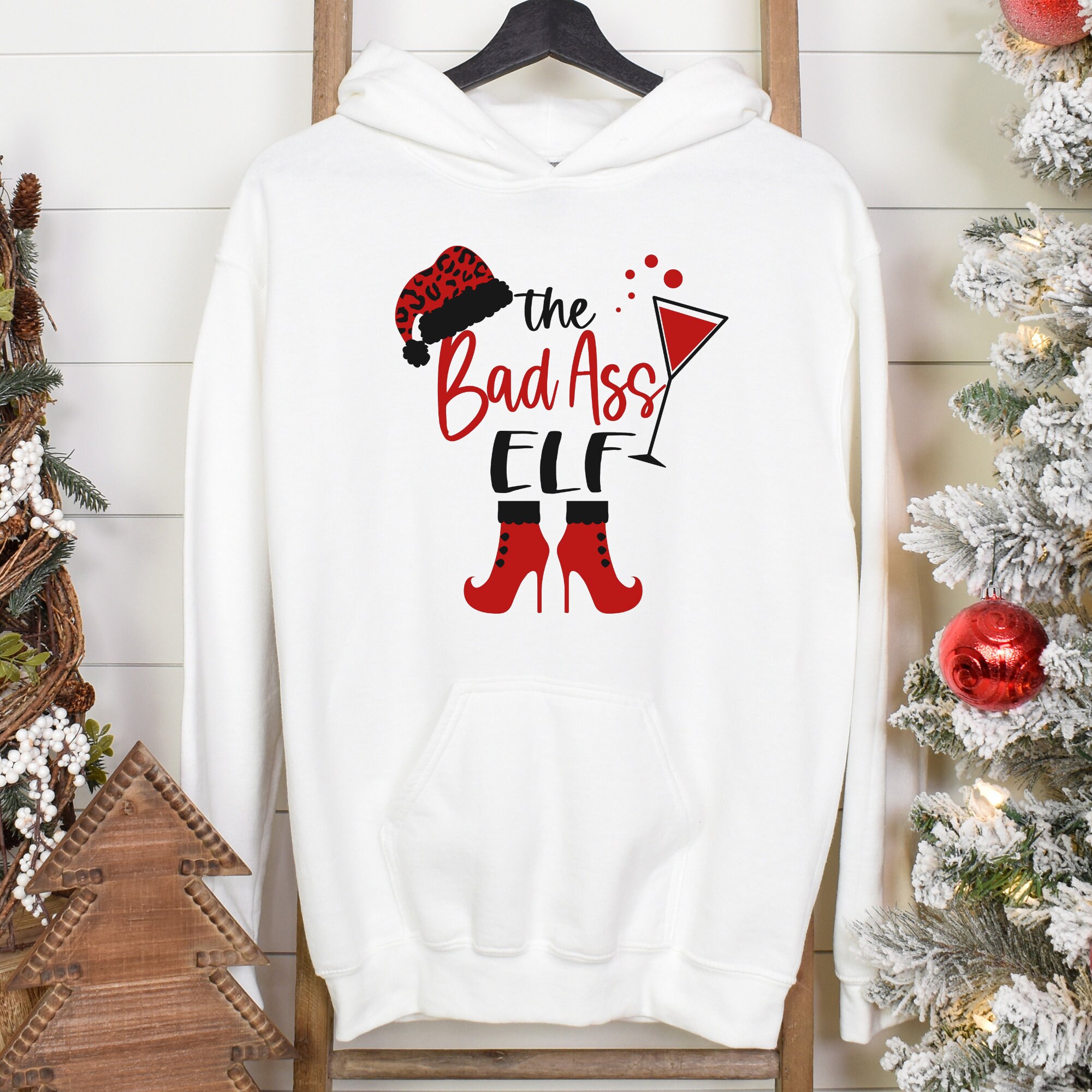 Bad Ass Elf Svg Png/ Cute Elf Shirt Design/ Drinking Elf Svg - Etsy
