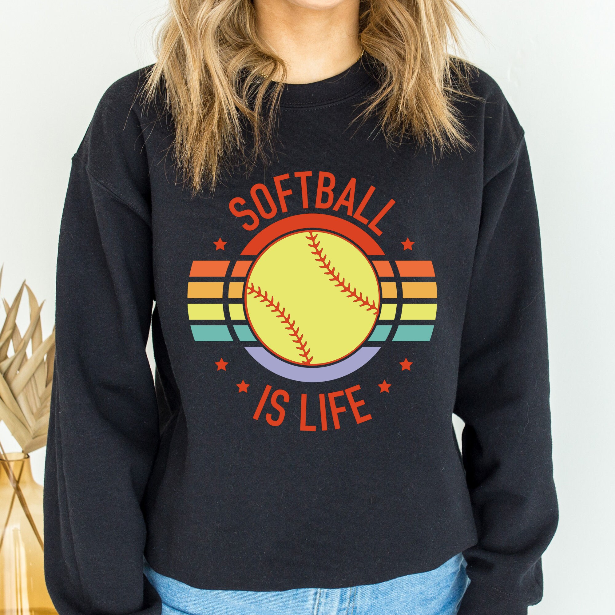 Softball is Life Retro Svg Png/ Retro Softball Svg Png/ Softball Clip ...