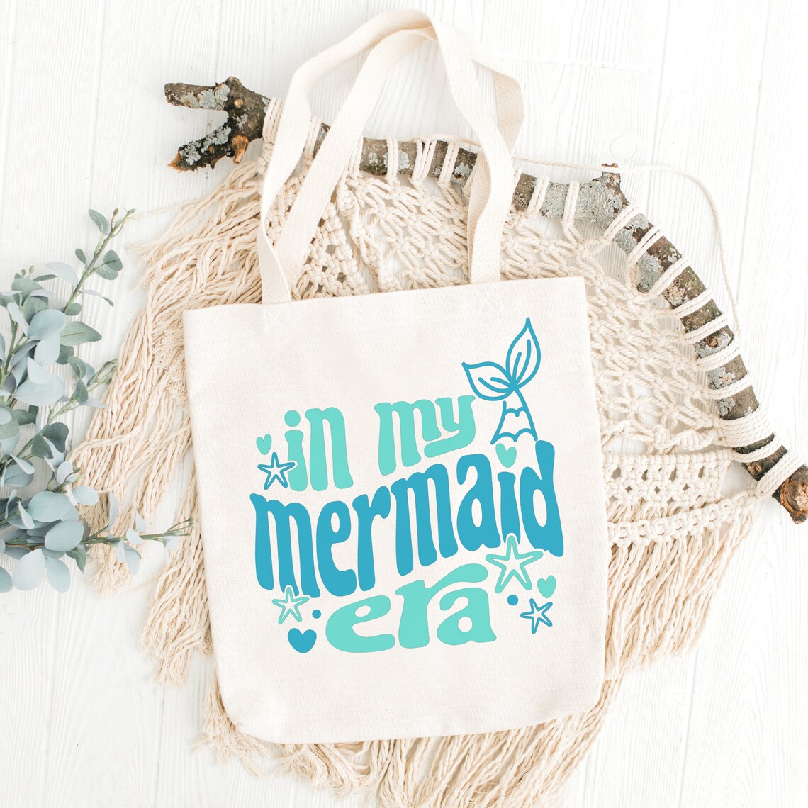 In My Mermaid Era Retro Svg Png/ Mermaid Svg Png/ Mermaid Tail Cut File ...