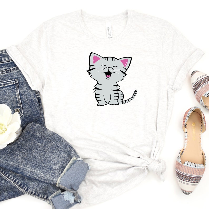 Yawning Kitty Svg/ Layered Svg Cat/ Cute Kitty Cut File/ Cat - Etsy