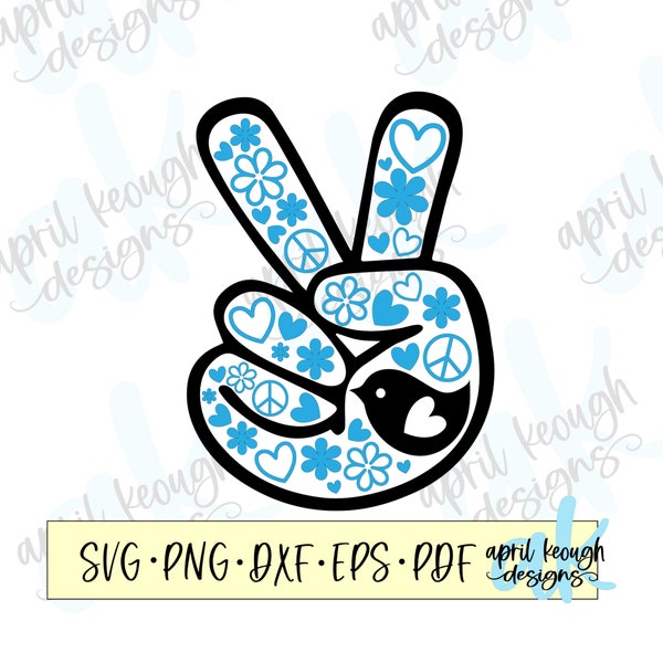 Peace Hand Sign - Etsy