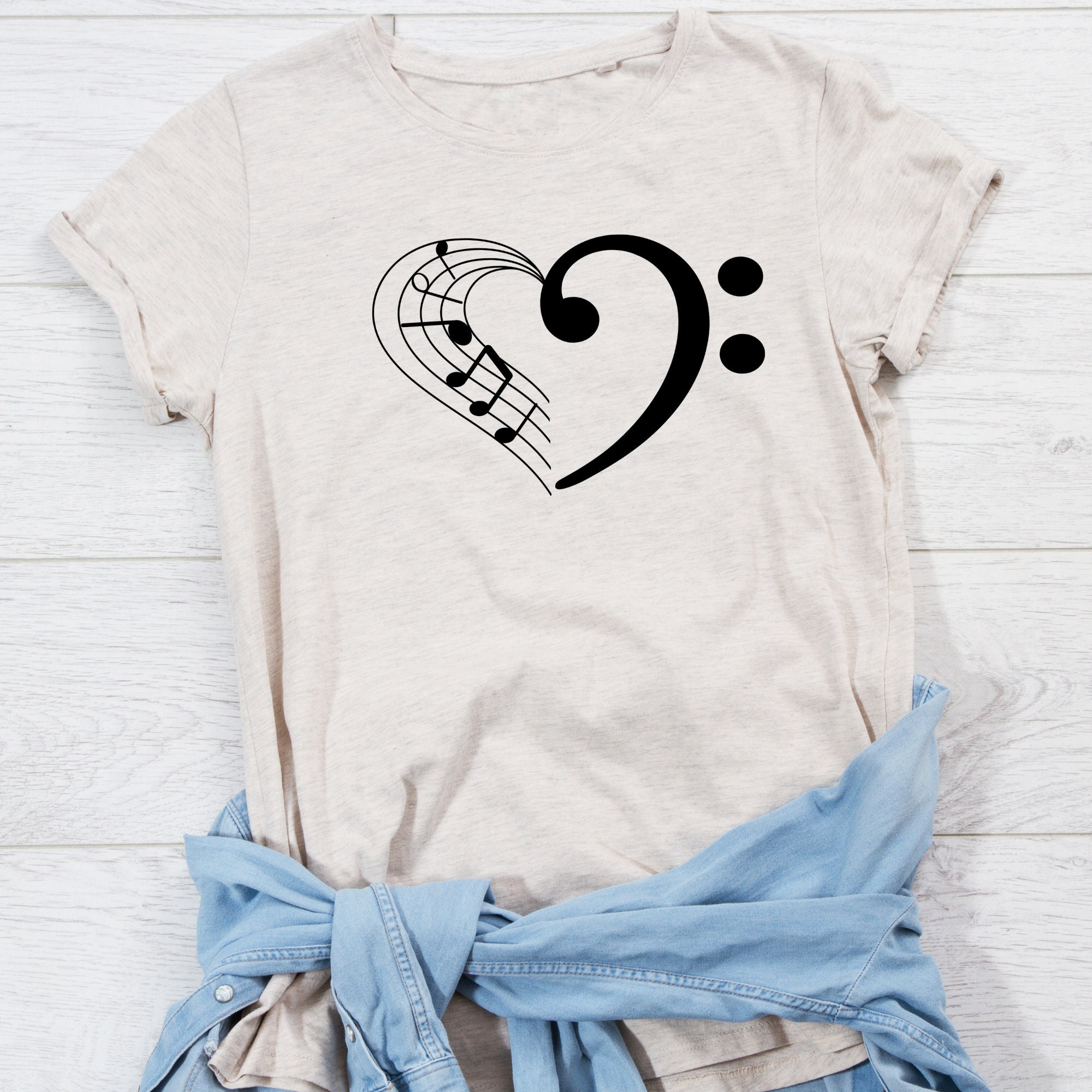 Bass Clef Heart Svg Png Music Note Heart Svg Png Cute Bass Clef Clip Art Music Heart Cut File
