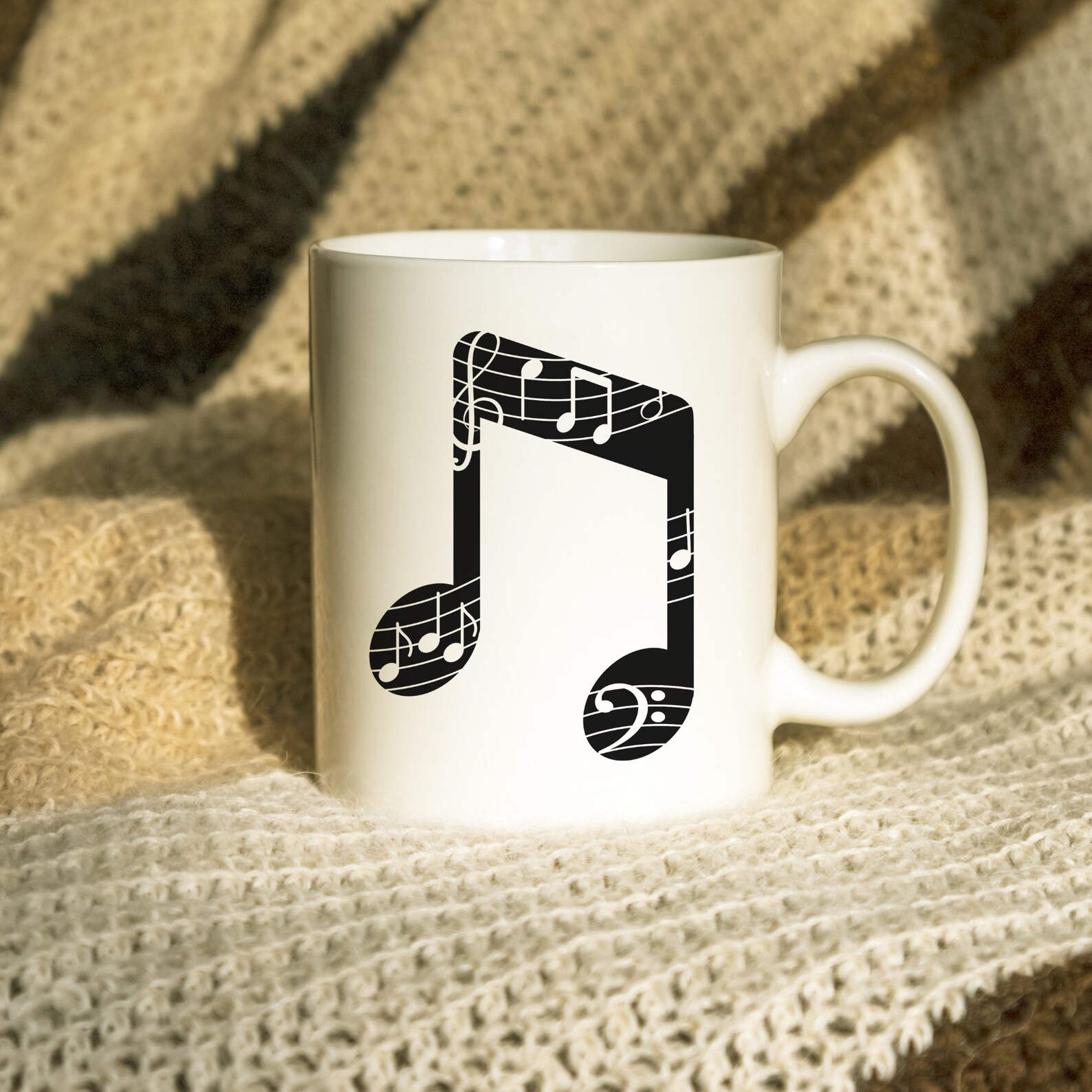 Music Notes Svg/ Mandala Music Notes Svg/ Music Notes Clip Art/ Music ...