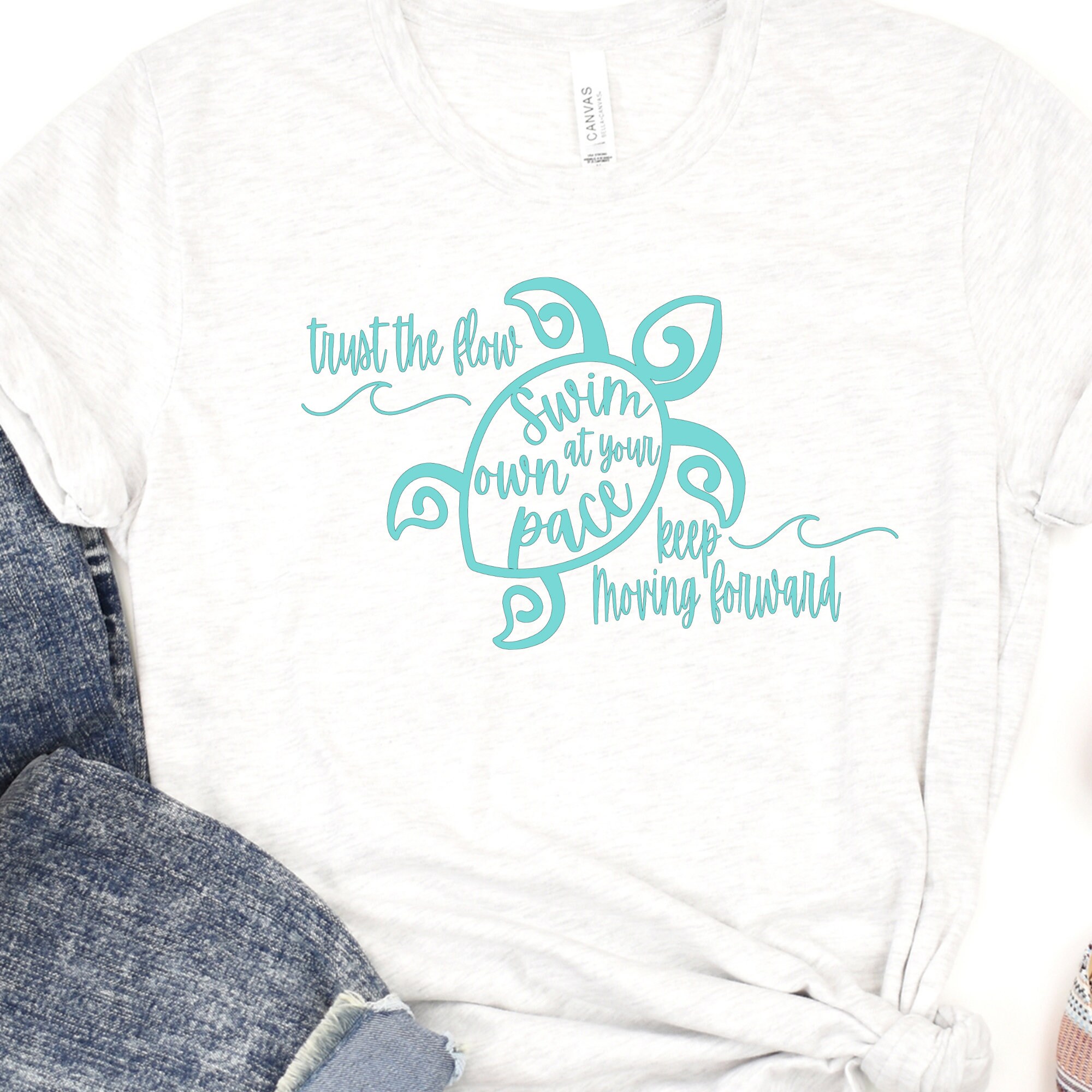 Advice From a Sea Turtle Svg/ Swim at Your Own Pace Svg/ Sea Turtle Svg ...