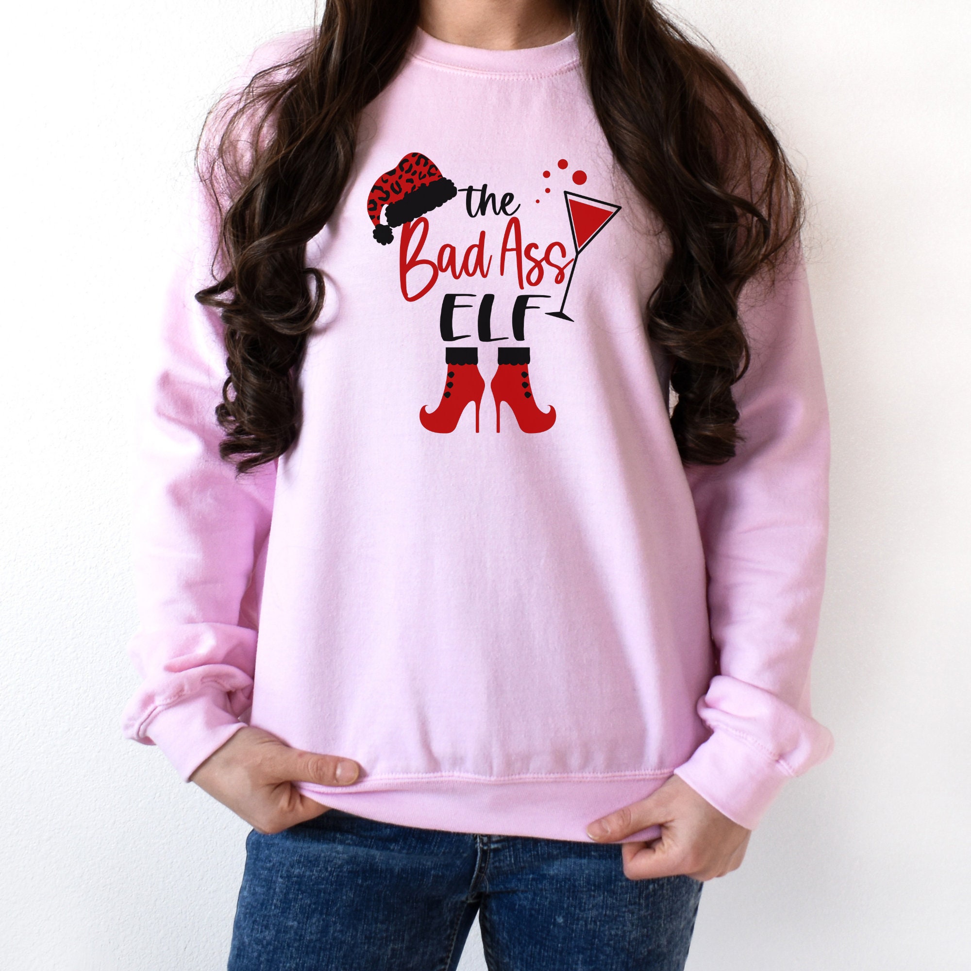 Bad Ass Elf Svg Png/ Cute Elf Shirt Design/ Drinking Elf Svg - Etsy
