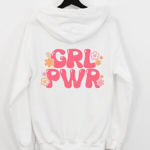 Girl Power Retro Svg Png/ Retro GRL PWR Flower Svg Png/ Girl Power Cut ...