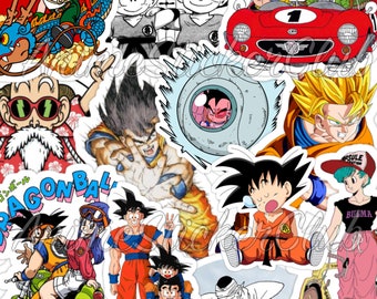 Dragon Ball Z Sticker Pack - Etsy