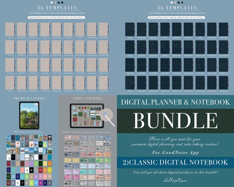Goodnotes Ultimate Bundle: 2026 Premium All-in-one Digital Planner | 2 ...