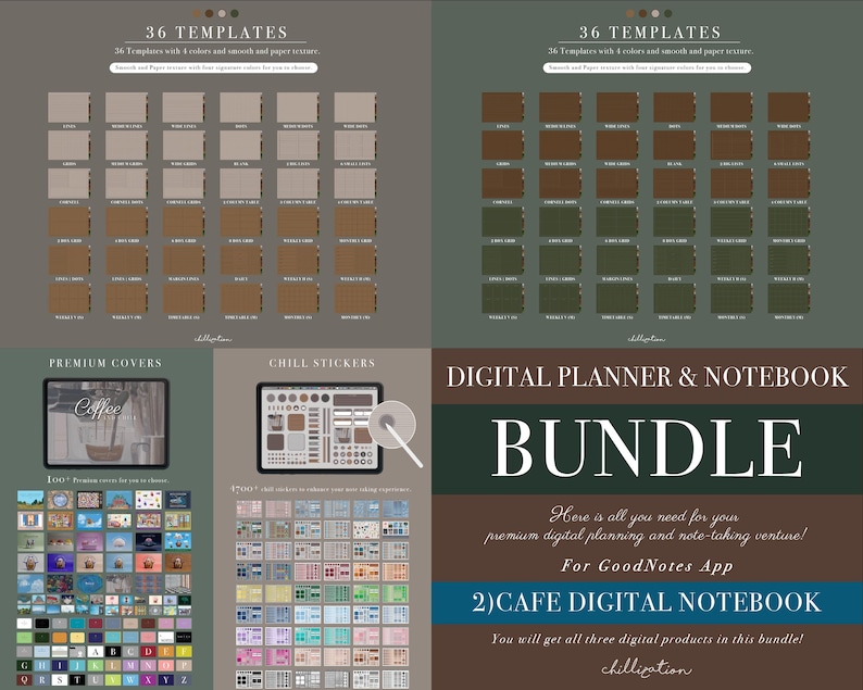 Goodnotes Ultimate Bundle: 2026 Premium All-in-one Digital Planner | 2 ...