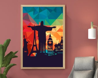 Brazil Wall Clock - Etsy