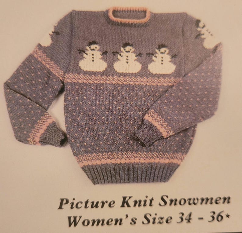 Vintage 80s Knit Sweater Pattern Hardcover Book, 40+ Patterns!! Animal Sweaters, Christmas ...