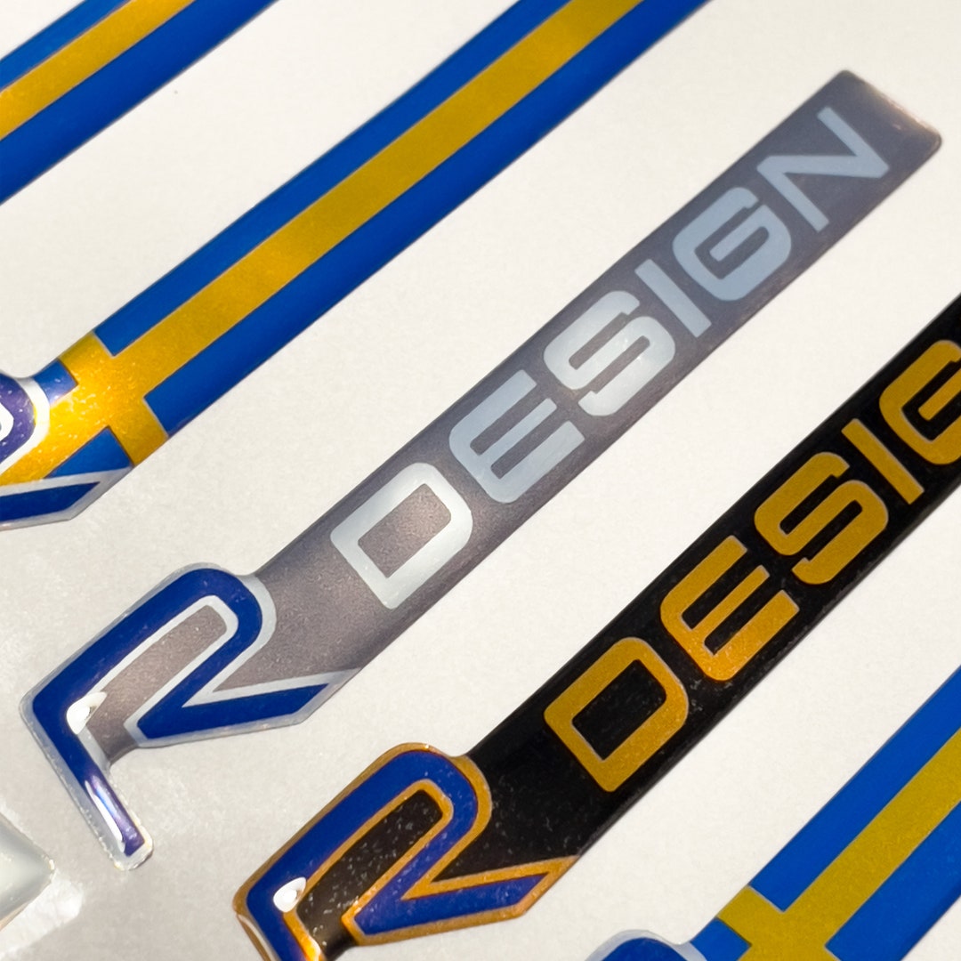 Gel Domed R Design Badge Perfect Restoration for C30, S40, V50, S60 ...