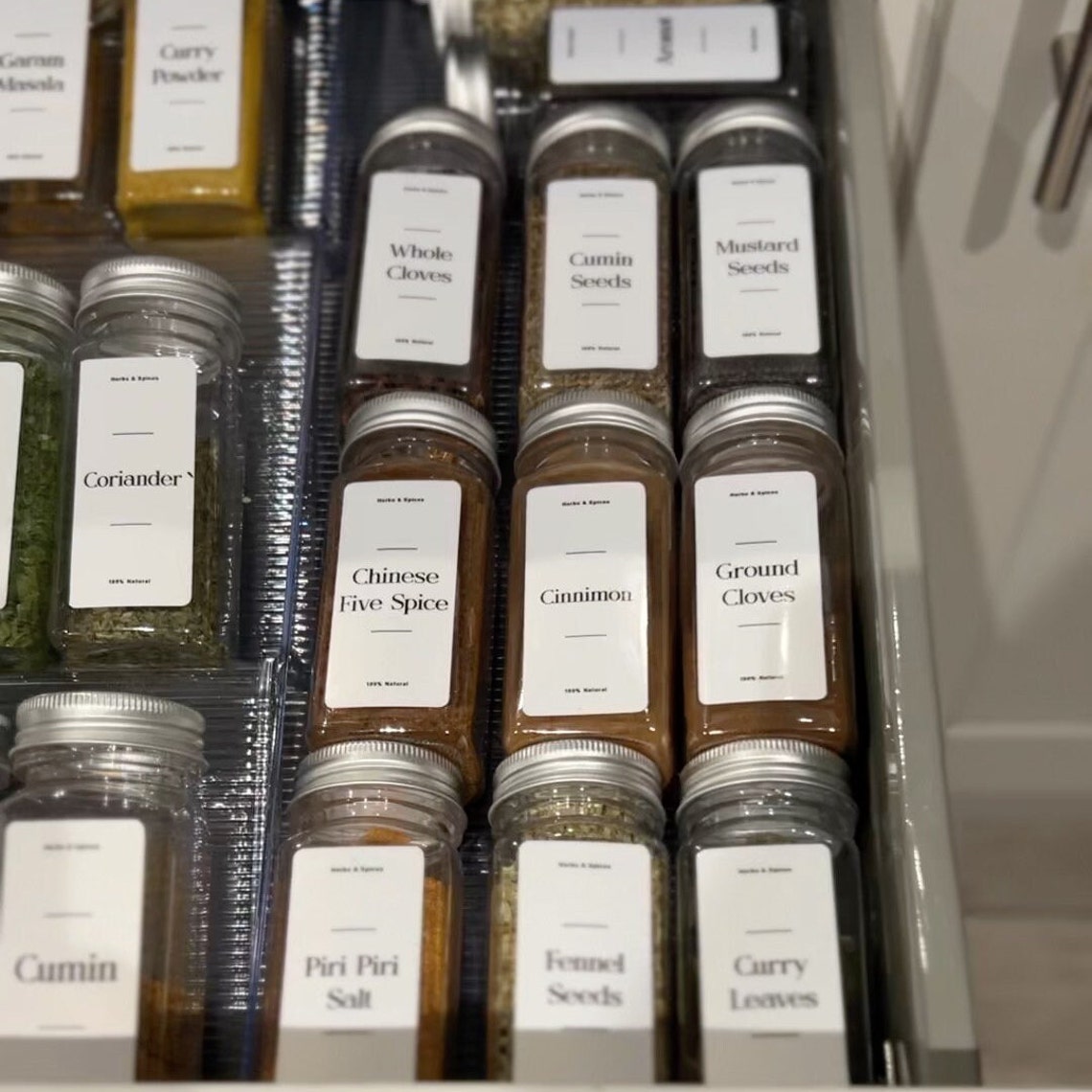 Custom Spice Labels for a Vibrant and Organized Pantry - Etsy