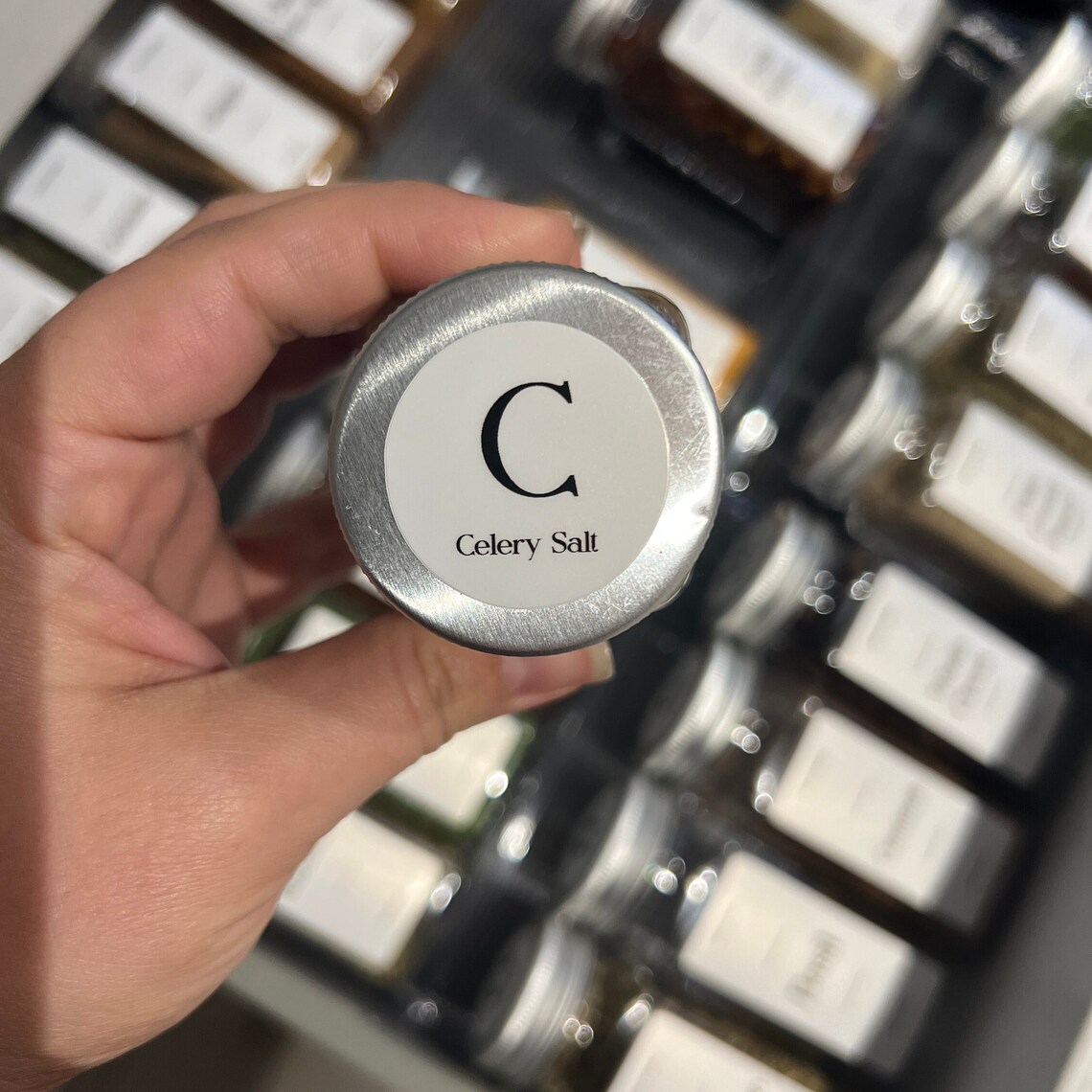 Custom Spice Labels for a Vibrant and Organized Pantry - Etsy