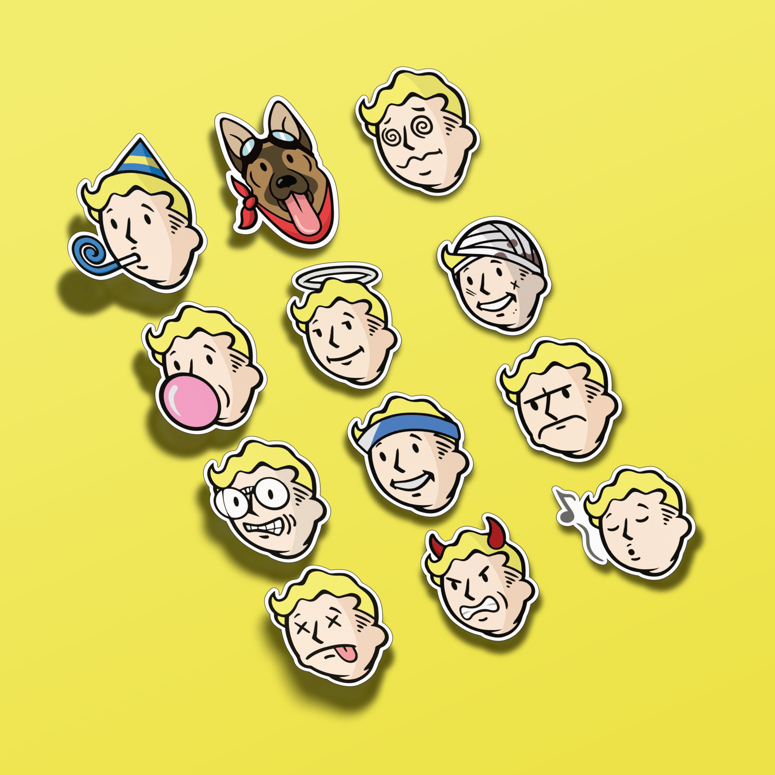 Fallout Sticker Pack Vault Boy A5 Size - Etsy