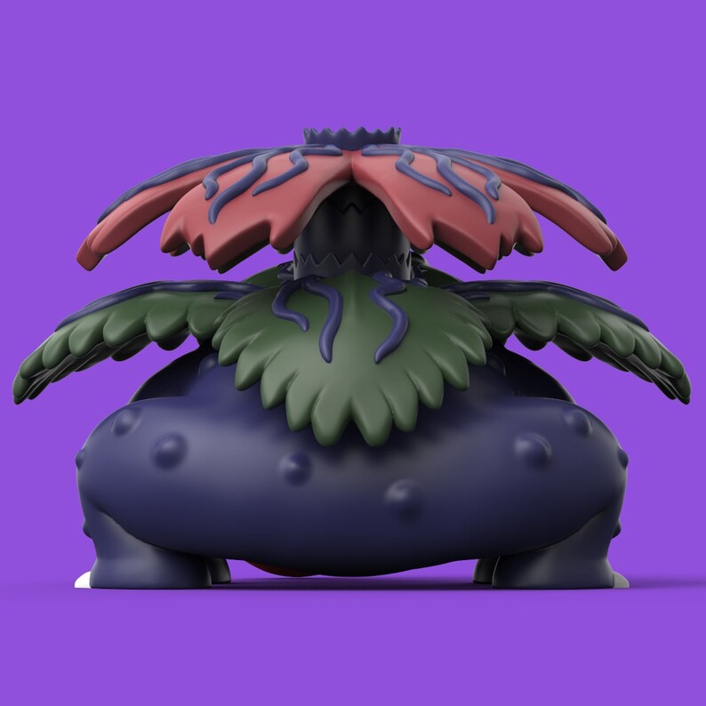 Venomized Venusaur 3D Printed Model - Etsy