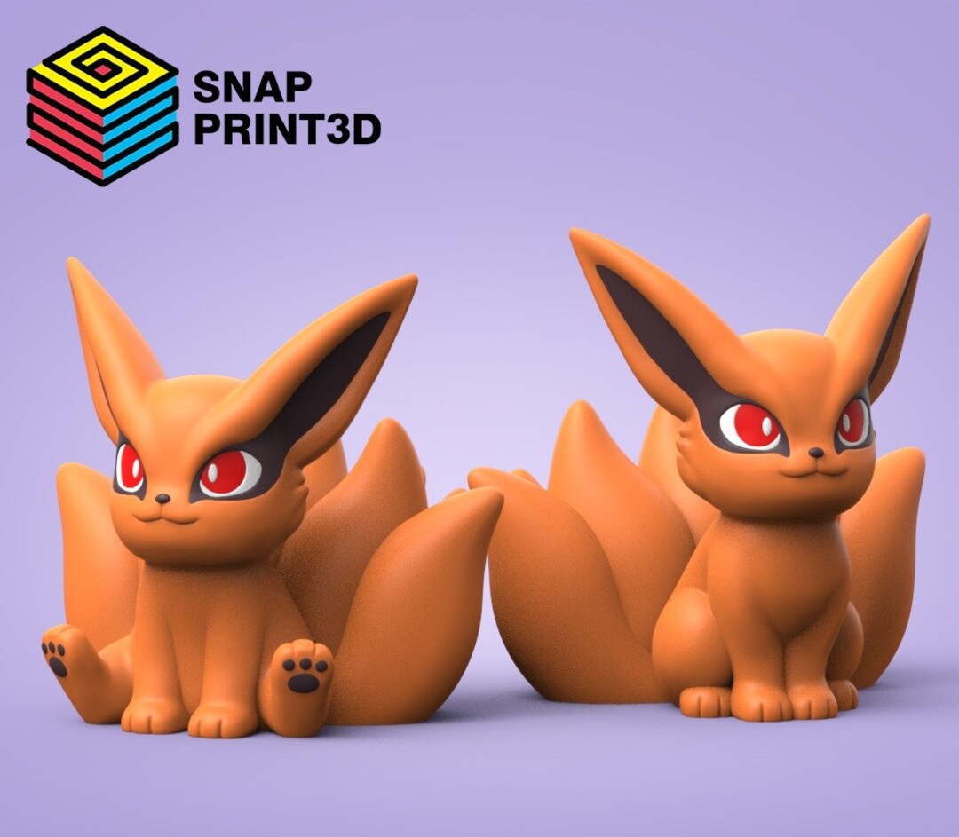 Chibi Kurama 3D Printed Model - Etsy