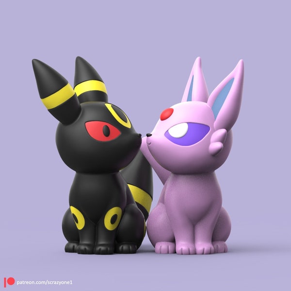 3d Printed Umbreon - Etsy