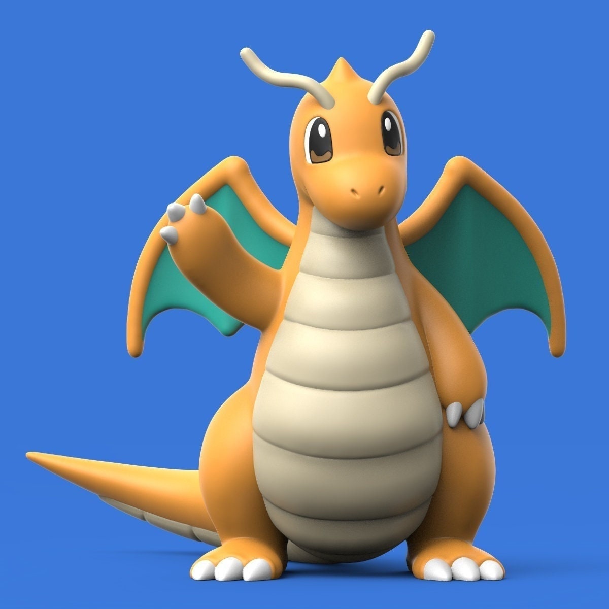 Dragonite 3D Printed Model - Etsy