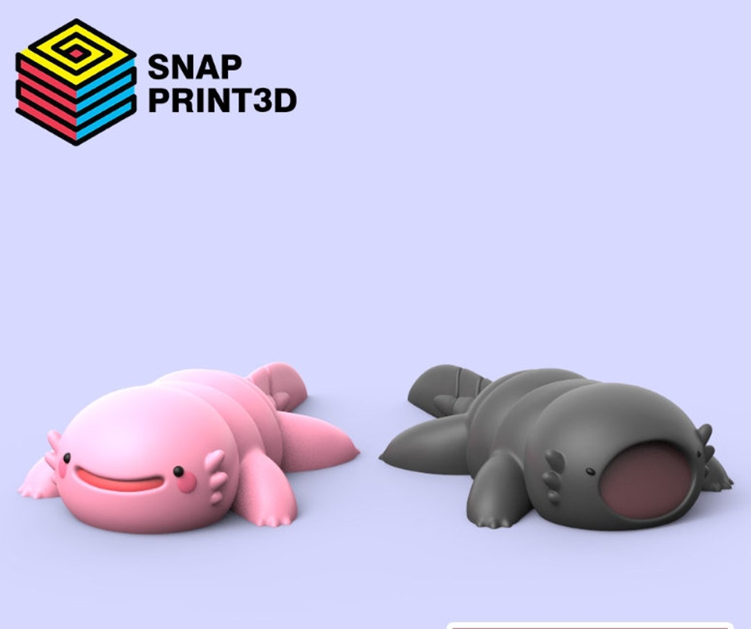 Articulated Axolotl 3D Printed Model - Etsy
