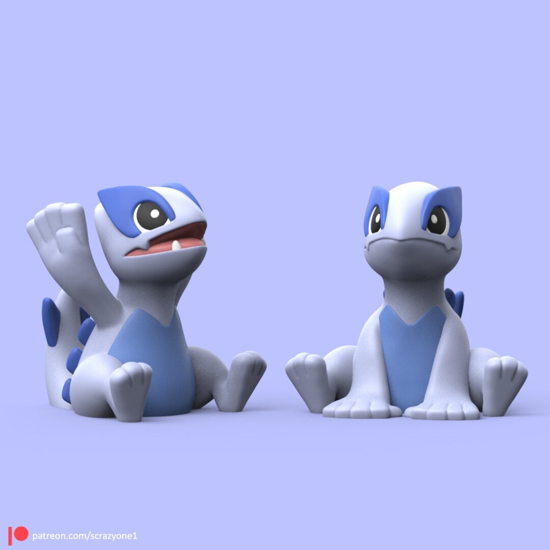 Chibi Lugia 3D Printed Model - Etsy
