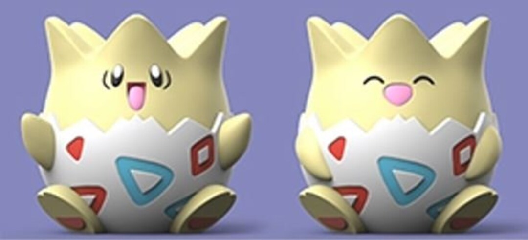 Togepi 3D Printed Models - Etsy