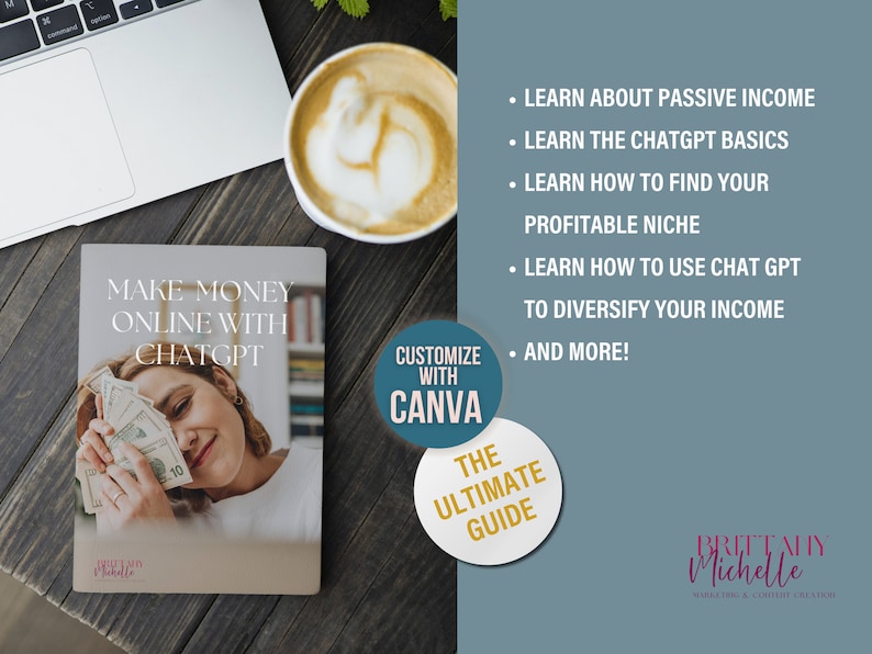 Ebook: How to Make Money Online With Chatgpt - Ebook Template (34 Pages) - Etsy
