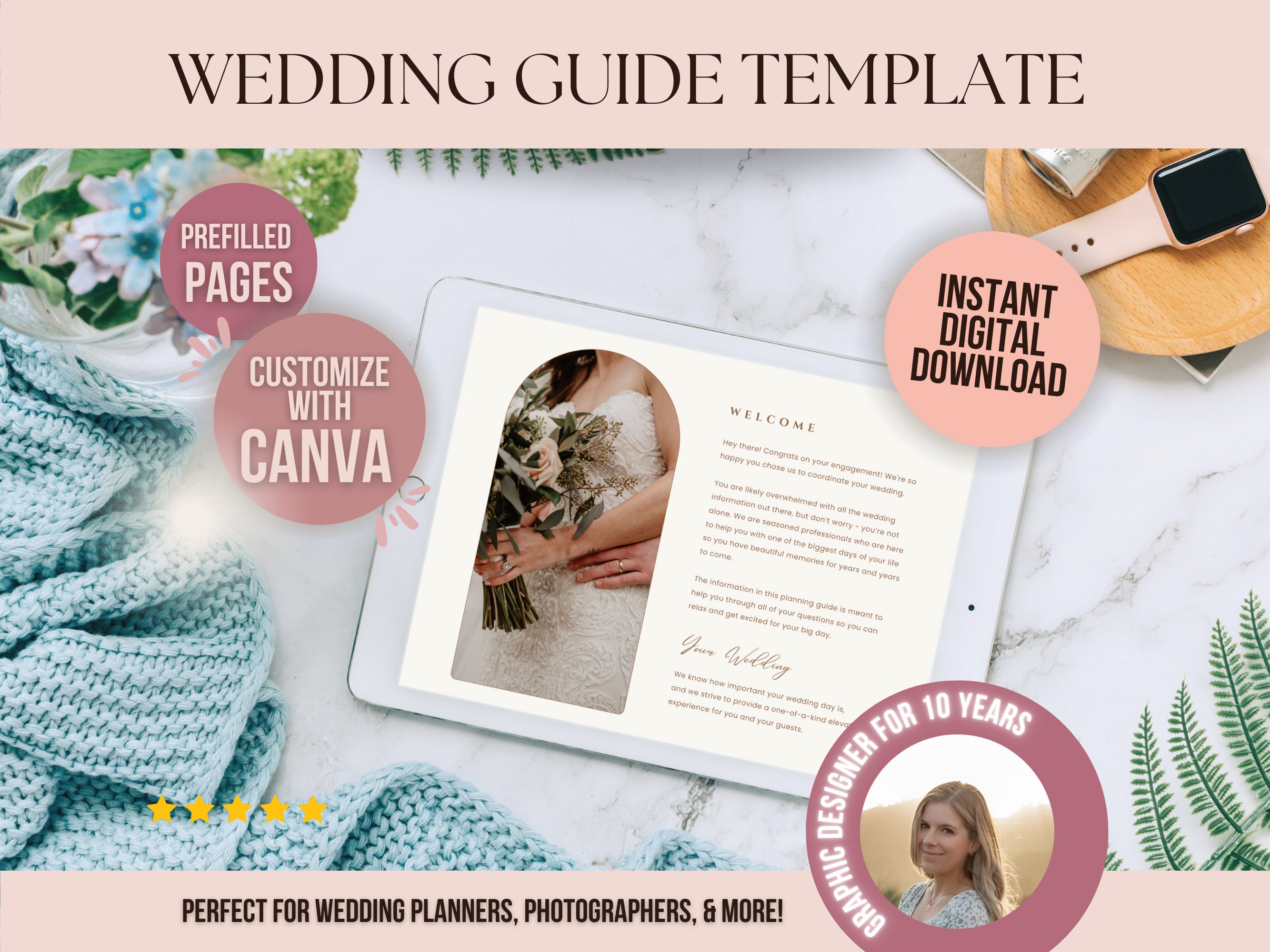 Canva Wedding Planner Guide - Template With Pre-written Content ...