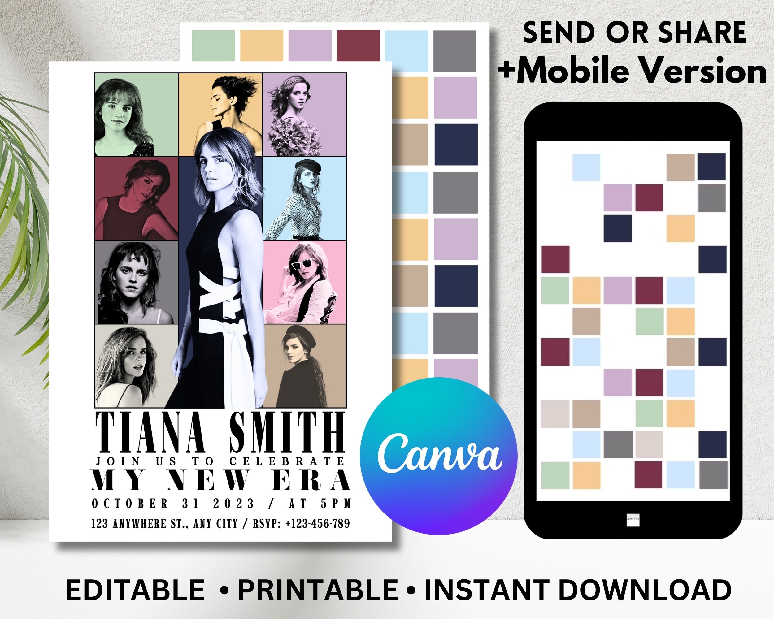 In My New Era Birthday Invitation Editable Birthday Party Invitation ...