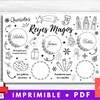 Printable Carta a Los Tres Reyes Magos / Letter to the Three Wise Men ...