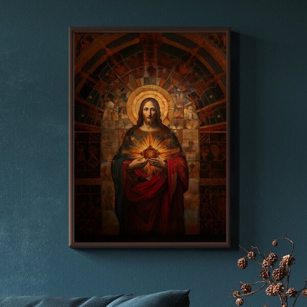 Traditional Catholic Art, Holy Family, Renaissance Art Print, Holy ...