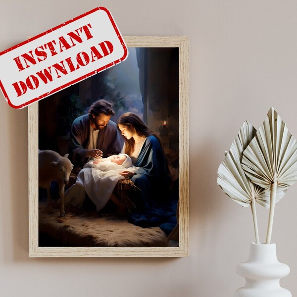 Holy Family Print - Etsy