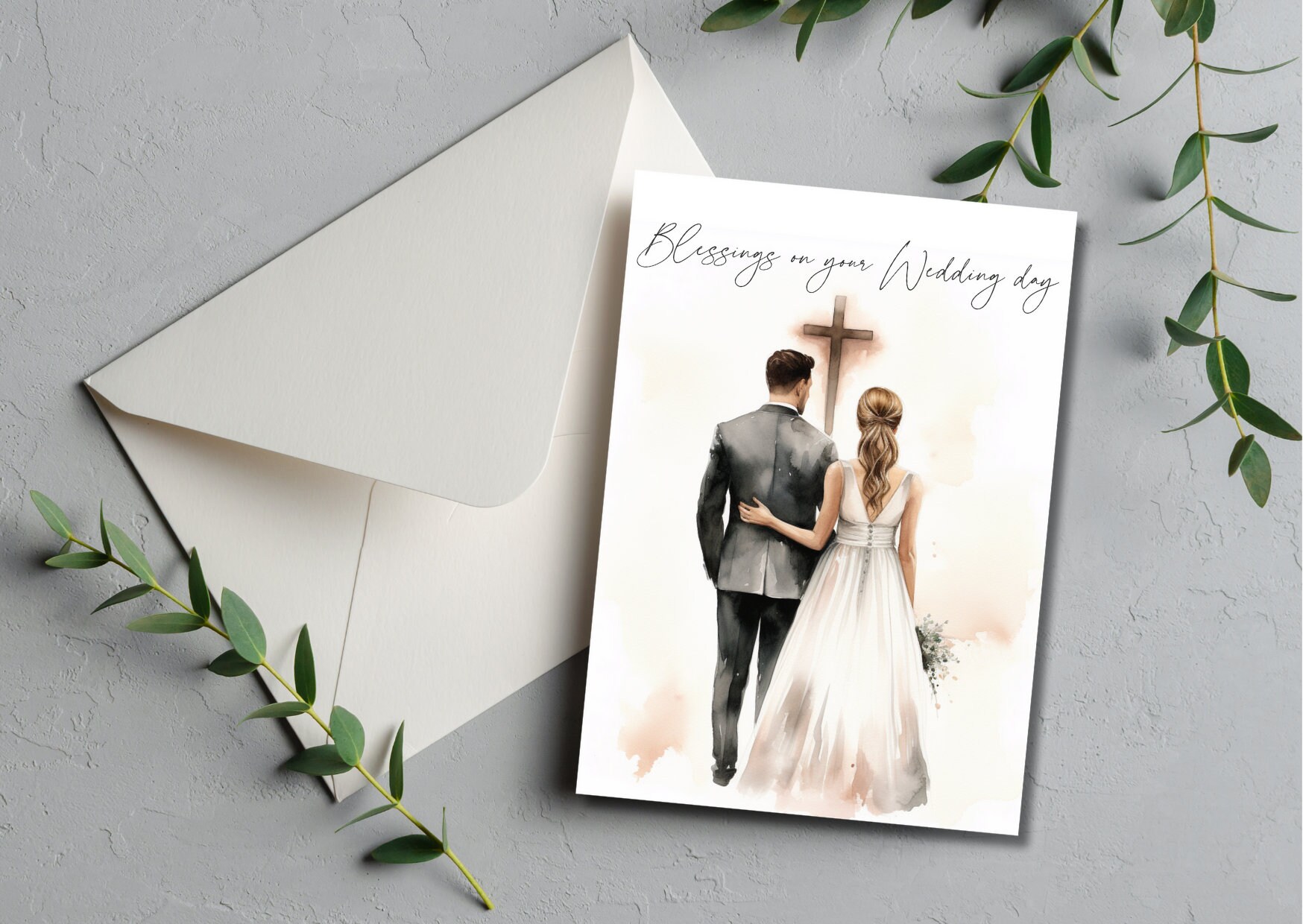 Catholic Wedding Card Christian Wedding Card Holy Matrimony - Etsy