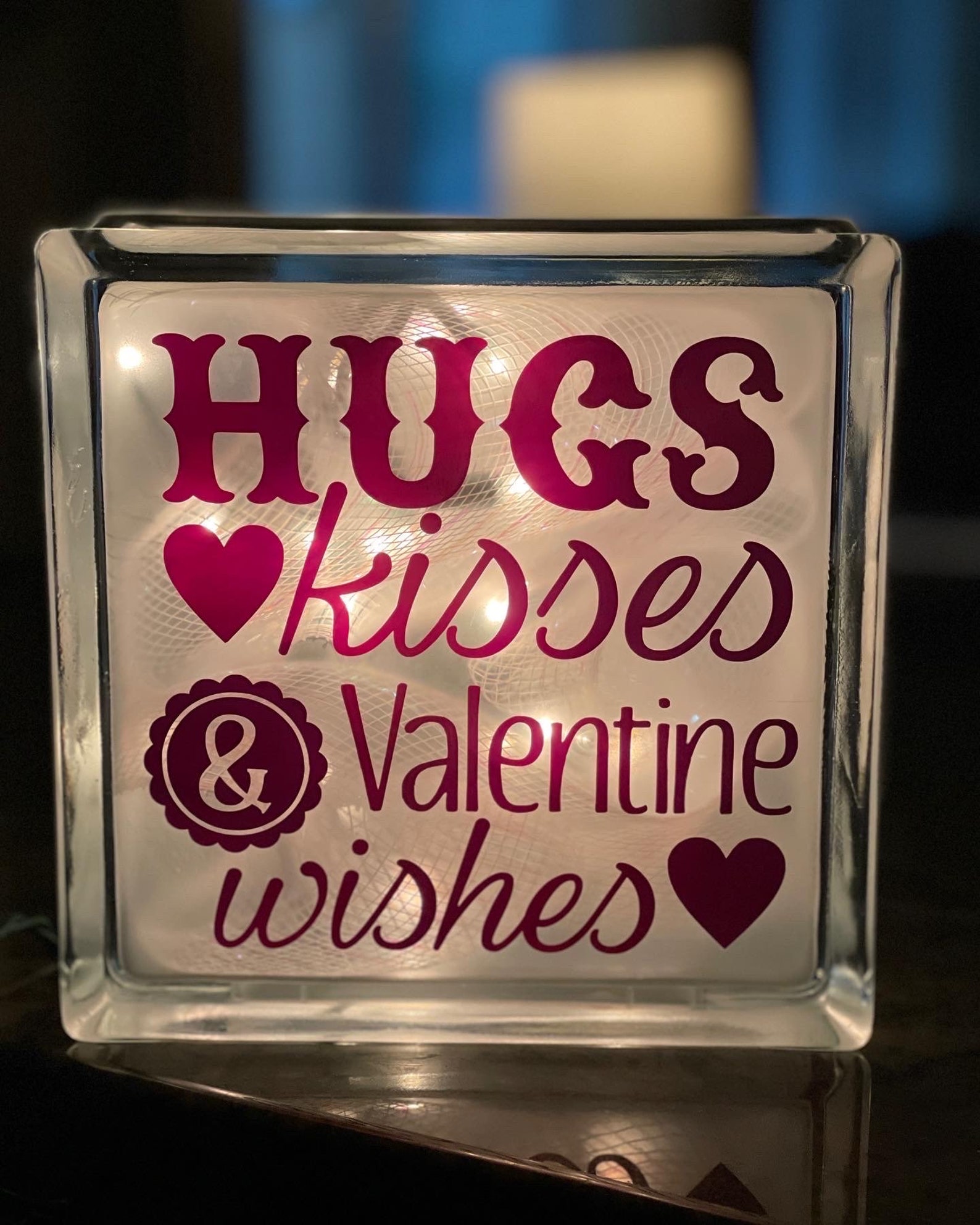 Illuminated Glass Block Available for Customized Design. Perfect for ...
