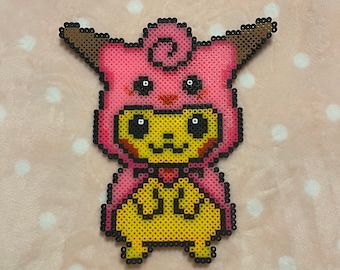 Pikachu Perler - Etsy