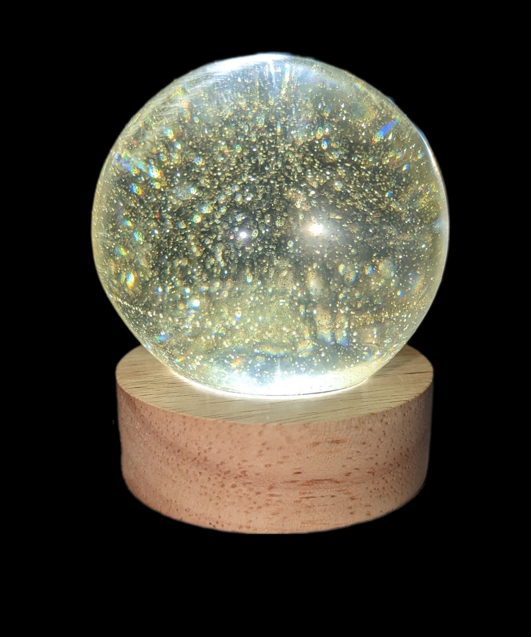 Epoxy Resin Ball Light - Etsy UK