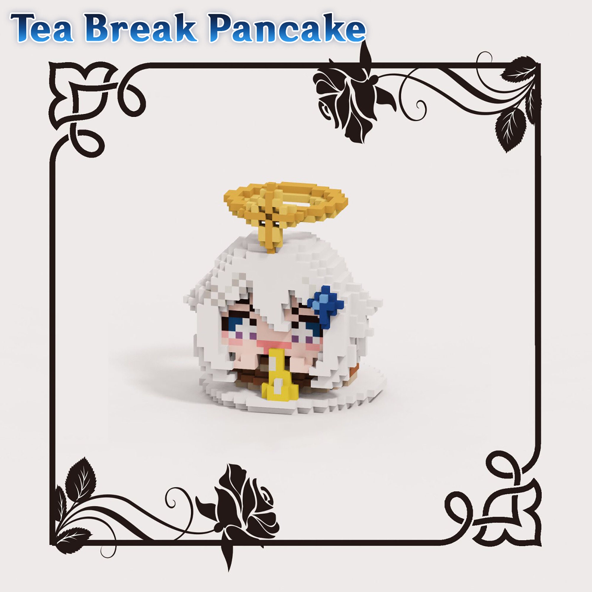 Genshin Impact Paimon's Not Emergency Food 3D Perler Bead Pattern - Etsy