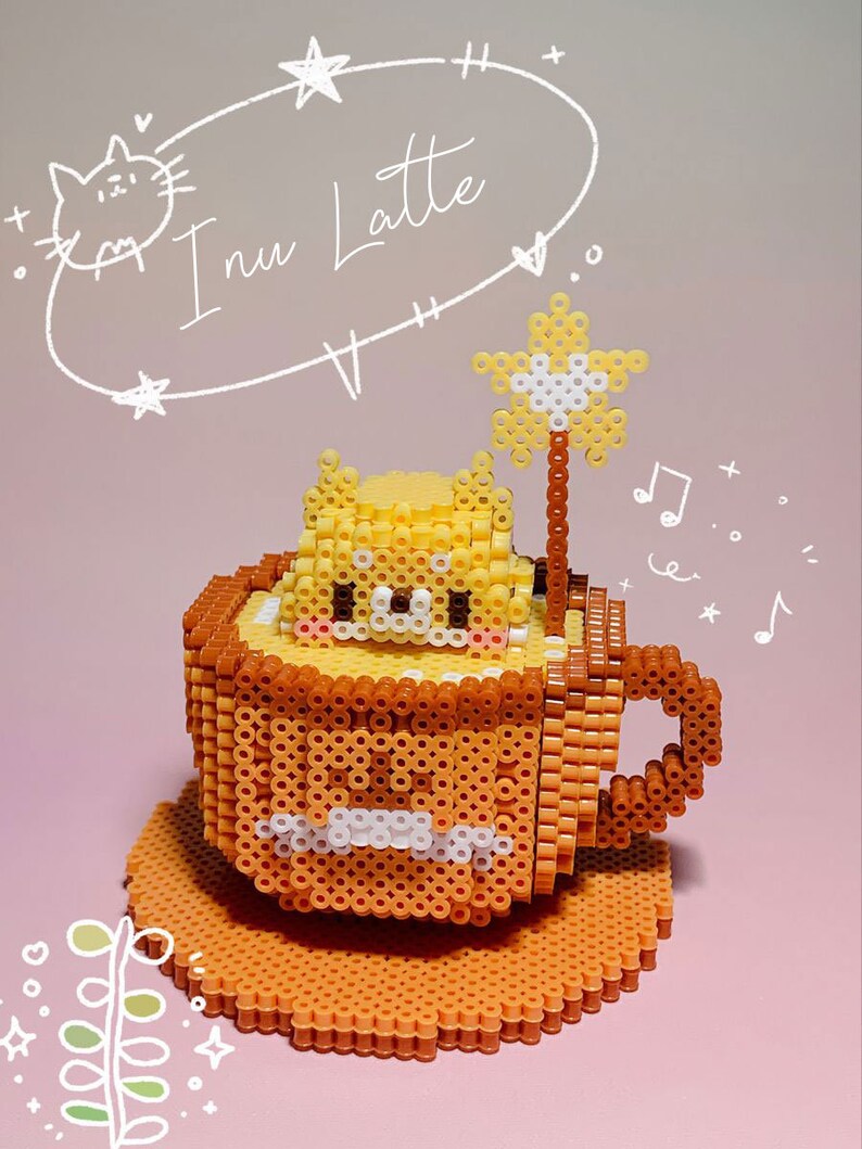 Kawaii Japanese Food DIGITAL 3D Perler Bead Pattern - Etsy