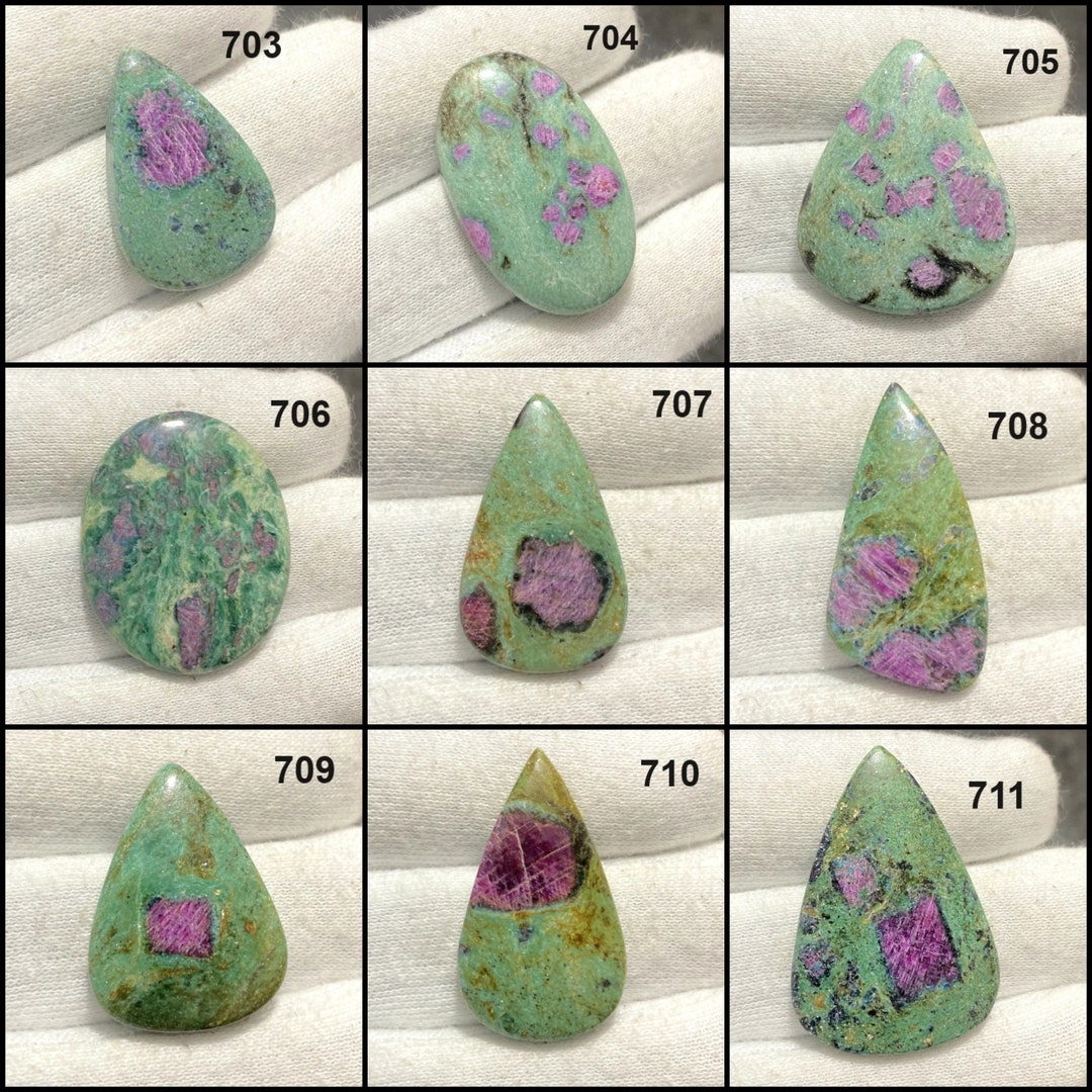 Ruby Fuchsite Top Grade Quality 100% Natural Gemstone Ruby Fuchsite ...