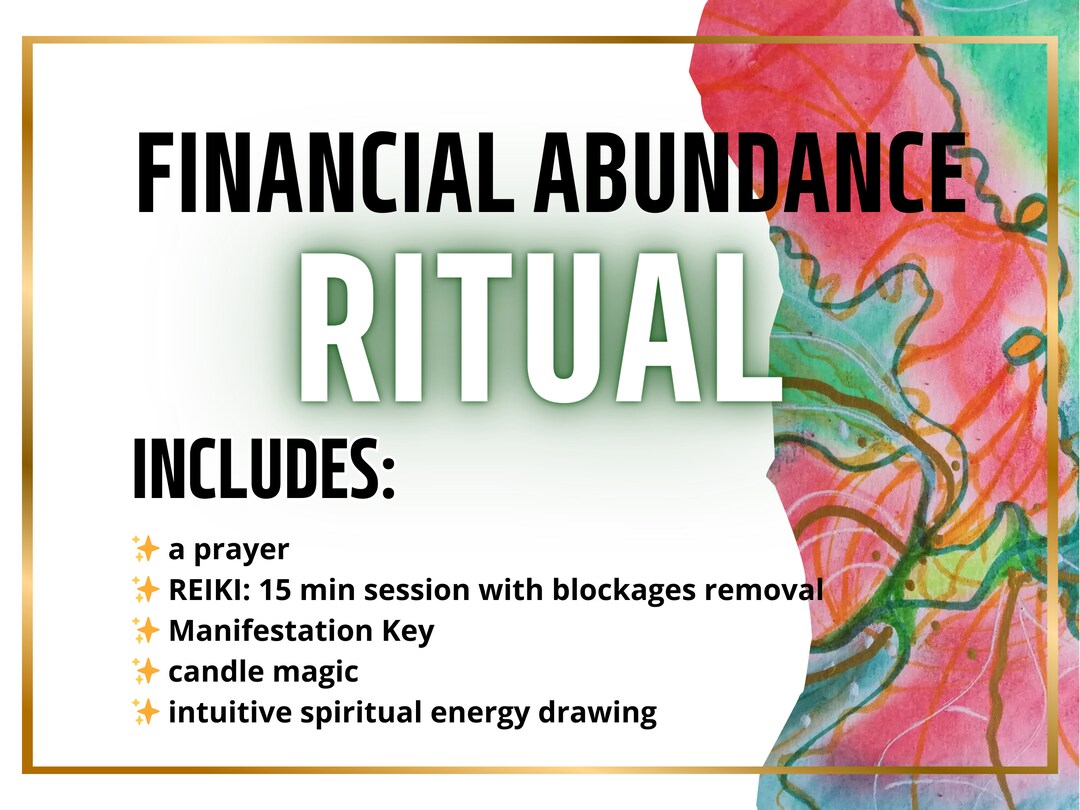 Financial Abundance RITUAL: REIKI for MONEY & Intuitive Psychic Drawing ...