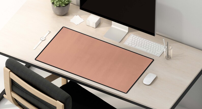 Desk Pad Peach Fuzz, Mouse Pad, Mouse Mat, Extra Large, Laptop Mat ...