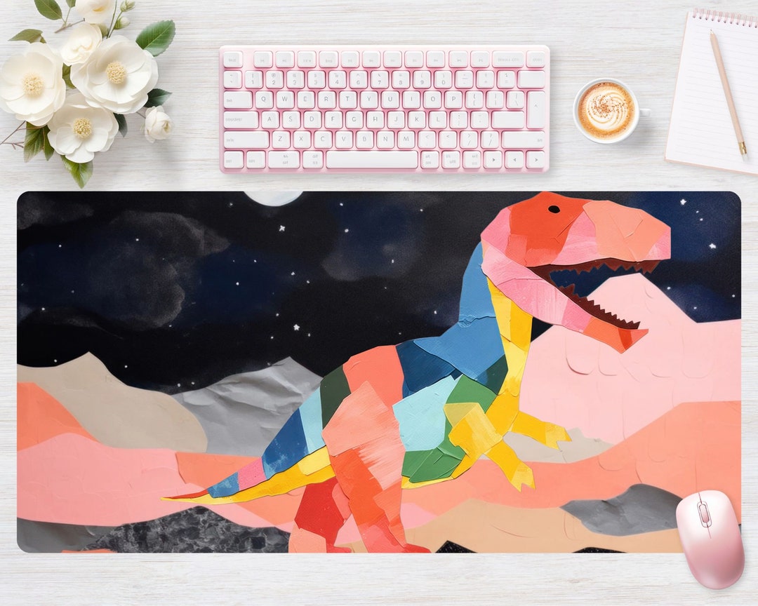 Desk Pad Dinosaur Tyrannosaurus T-rex, Mouse Pad, Mouse Mat, Extra ...