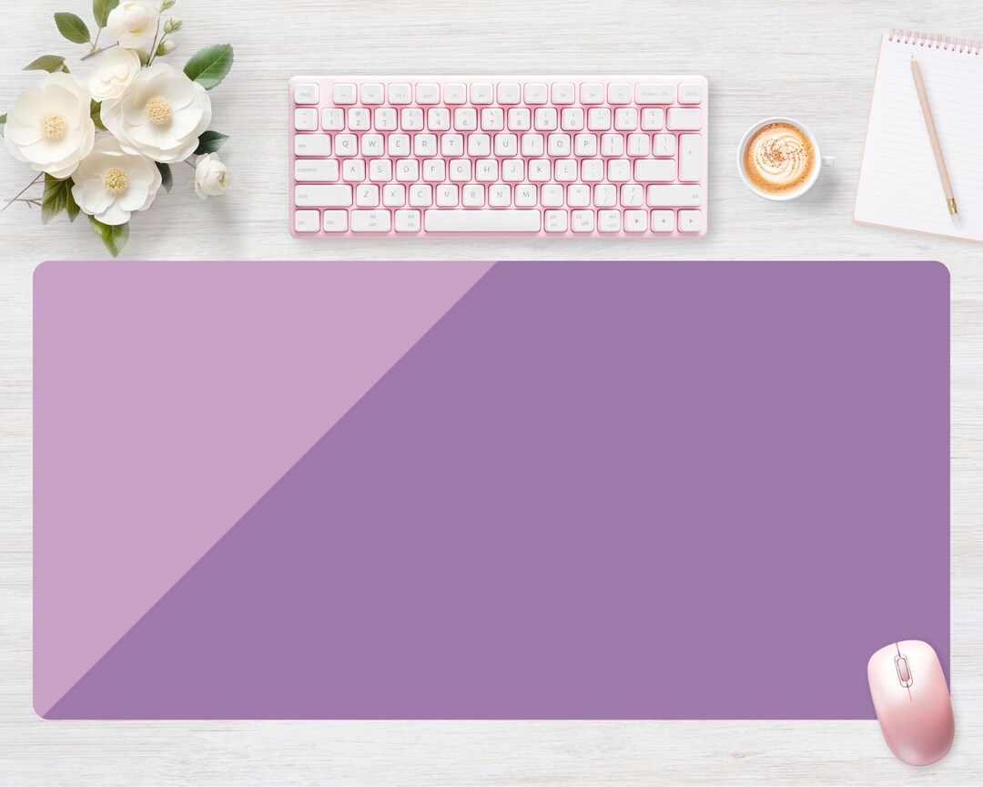 Desk Pad Violet Purple Bicolor, Mouse Pad, Mouse Mat, Extra Large ...