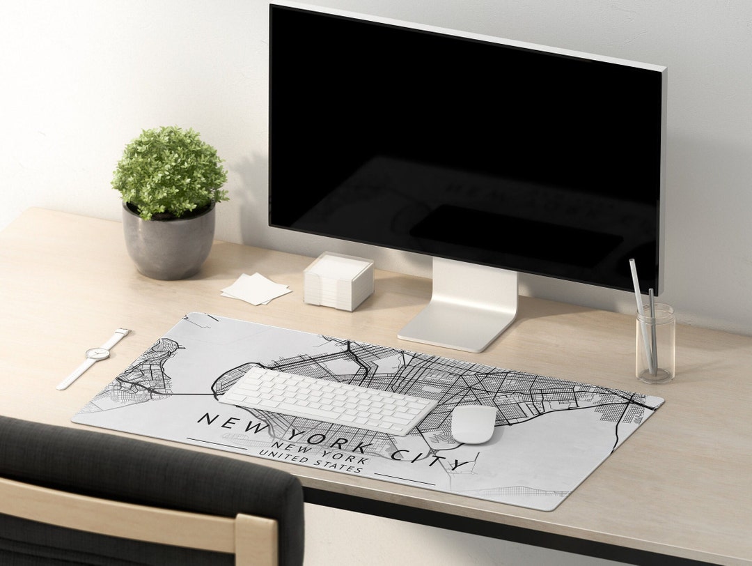 Desk Pad New York City, Mouse Pad, Mouse Mat, Extra Large, Laptop Mat ...