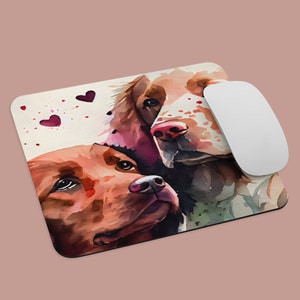 Desk Pad Dog Golden Doggy Mouse Pad, Mouse Mat, Extra Large, Laptop Mat ...