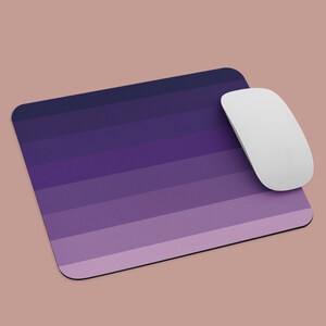 Desk Pad Purple Line Strip, Mouse Pad, Mouse Mat, Extra Large, Laptop ...