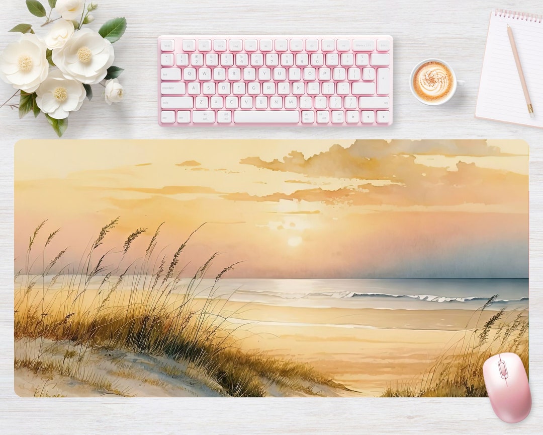 Desk Pad Seashore Spike Ocean Sea, Mouse Pad, Mouse Mat, Extra Large ...