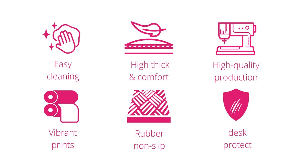 Desk Pad Pink Wood Rustic, Mouse Pad, Mouse Mat, Extra Large, Laptop ...