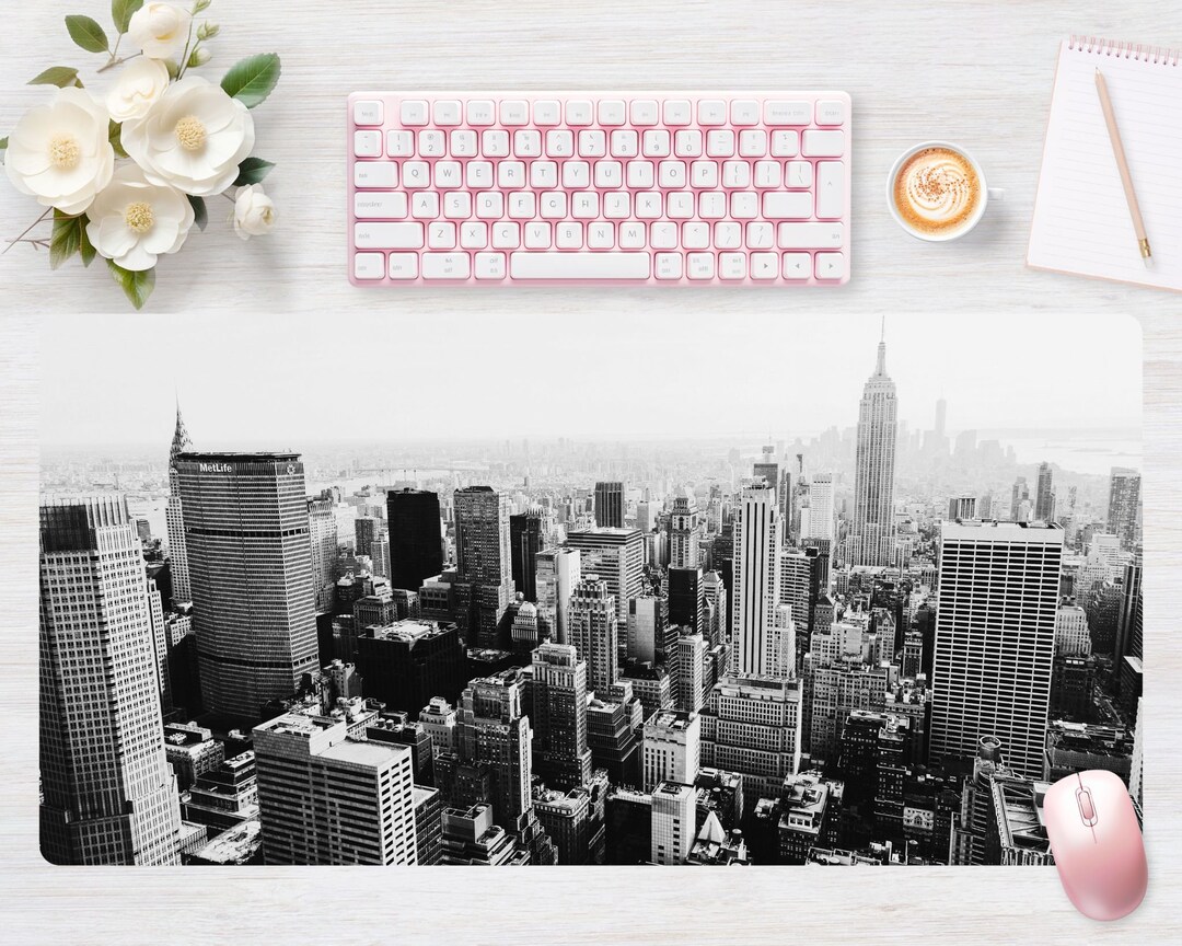 Desk Pad New York City, Mouse Pad, Mouse Mat, Extra Large, Laptop Mat ...